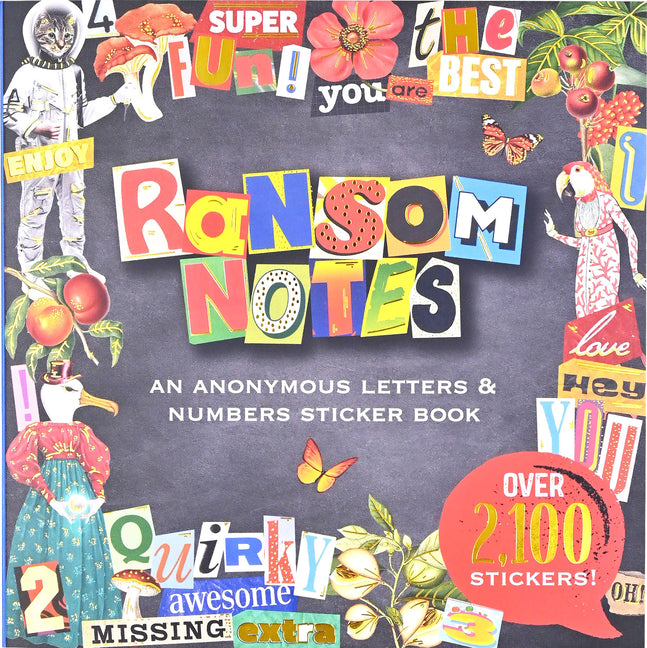 Ransom Notes Sticker Book (Over 2100 Stickers!) – Allstora