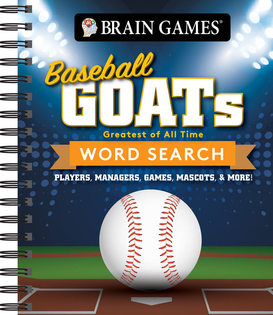 Brain Games - Baseball Goats (Greatest of All Time) Word Search: Playe ...